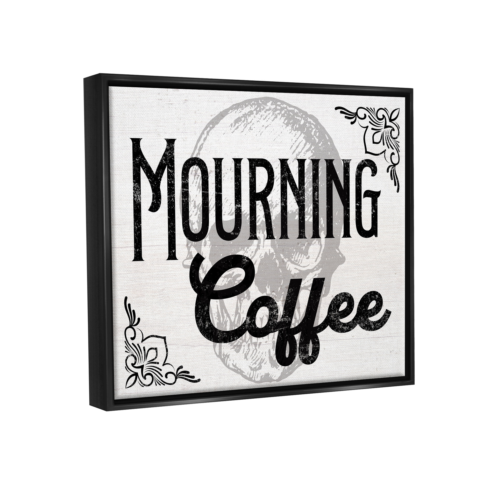 Trinx Mourning Coffee Skull by Lil' Rue | Wayfair